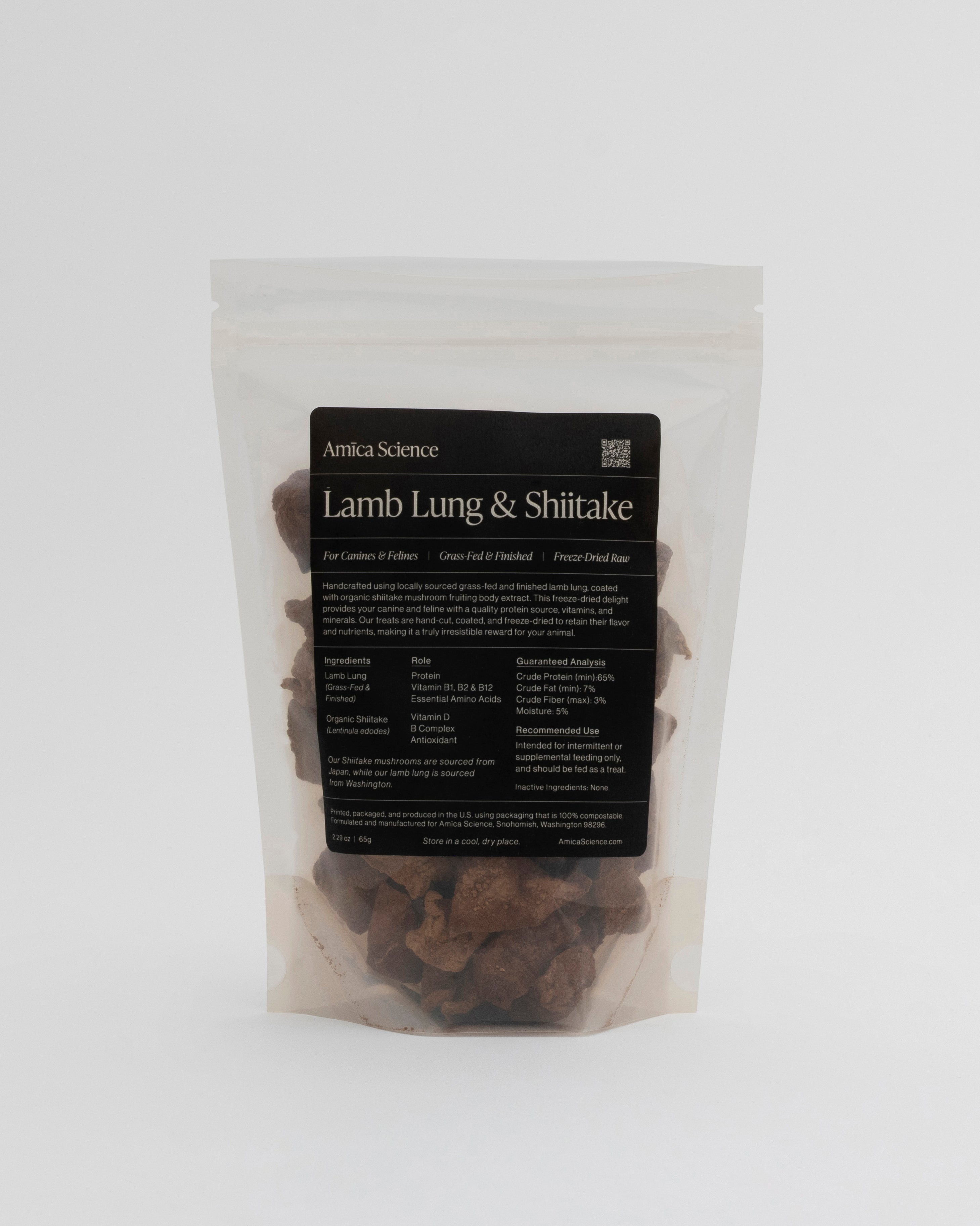 Amica Science | Lamb Lung & Shiitake | Pretty Good Boy